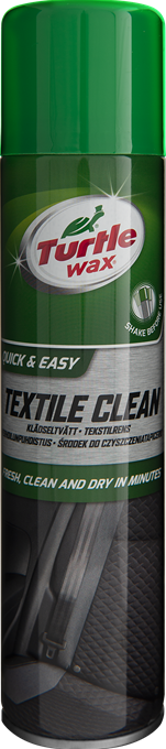 Textilrengöring | Textiltvätt bil | Klädseltvätt | Turtle Wax - Bilvård